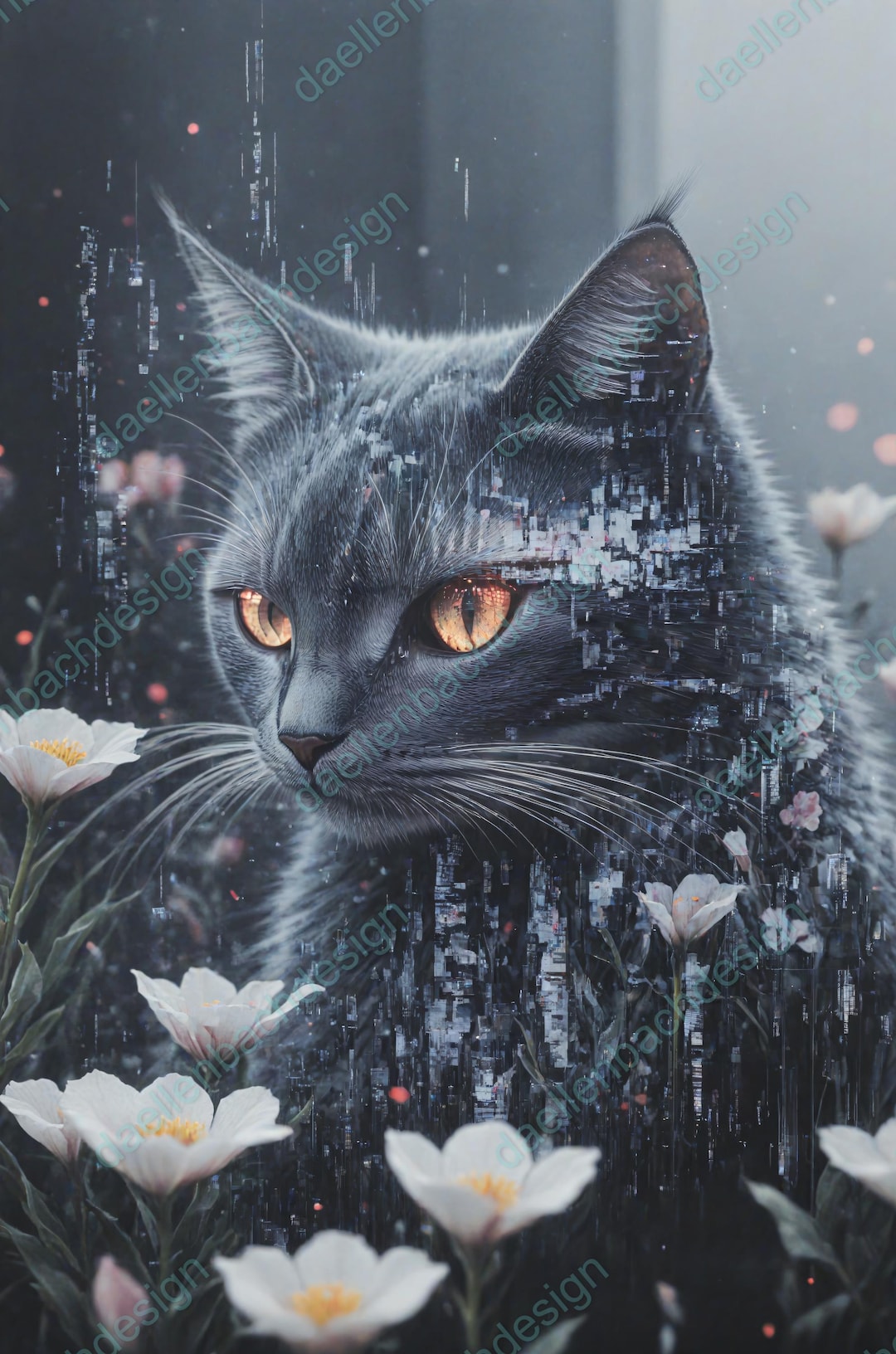 Matrix Mouser | Fantasy Nature, Matrix, Flowers, Glitch Art, Matrix ...