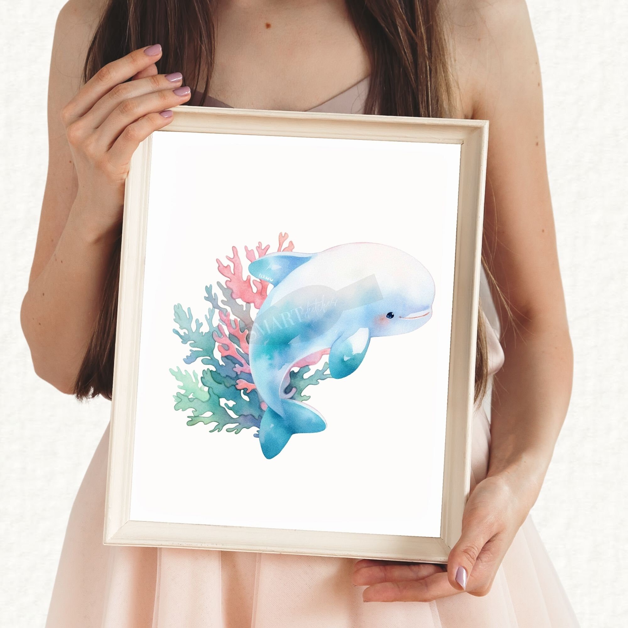 Under the Sea Clipart Watercolor Bundle Ocean Animals Sea - Etsy