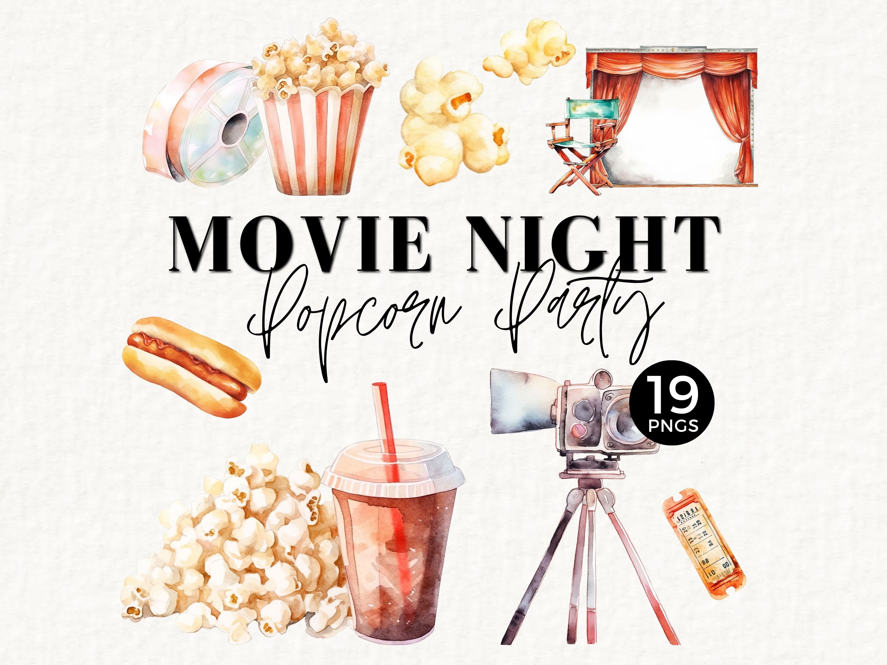 Movie Night Dvd Clip Art