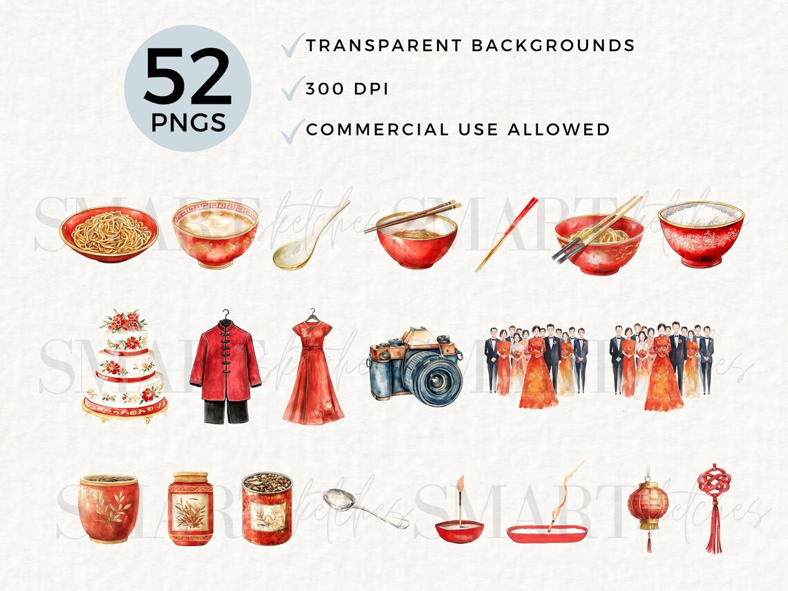 Chinese Tea Ceremony Clipart, Wedding Timeline, Cha Dao, Hongbao Red ...