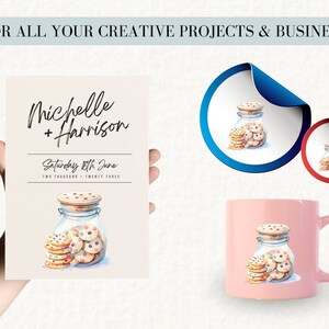 Watercolor Rainbow Cookie PNG, Two Sweet Birthday Clipart ...