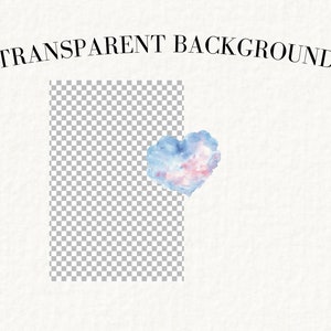 Rainbow Watercolor Heart Cloud Clipart, She's on Cloud 9 Bridal Clipart ...