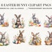 Easter Bunny Clipart Transparent Pngs, Commercial Use, Easter Clipart ...