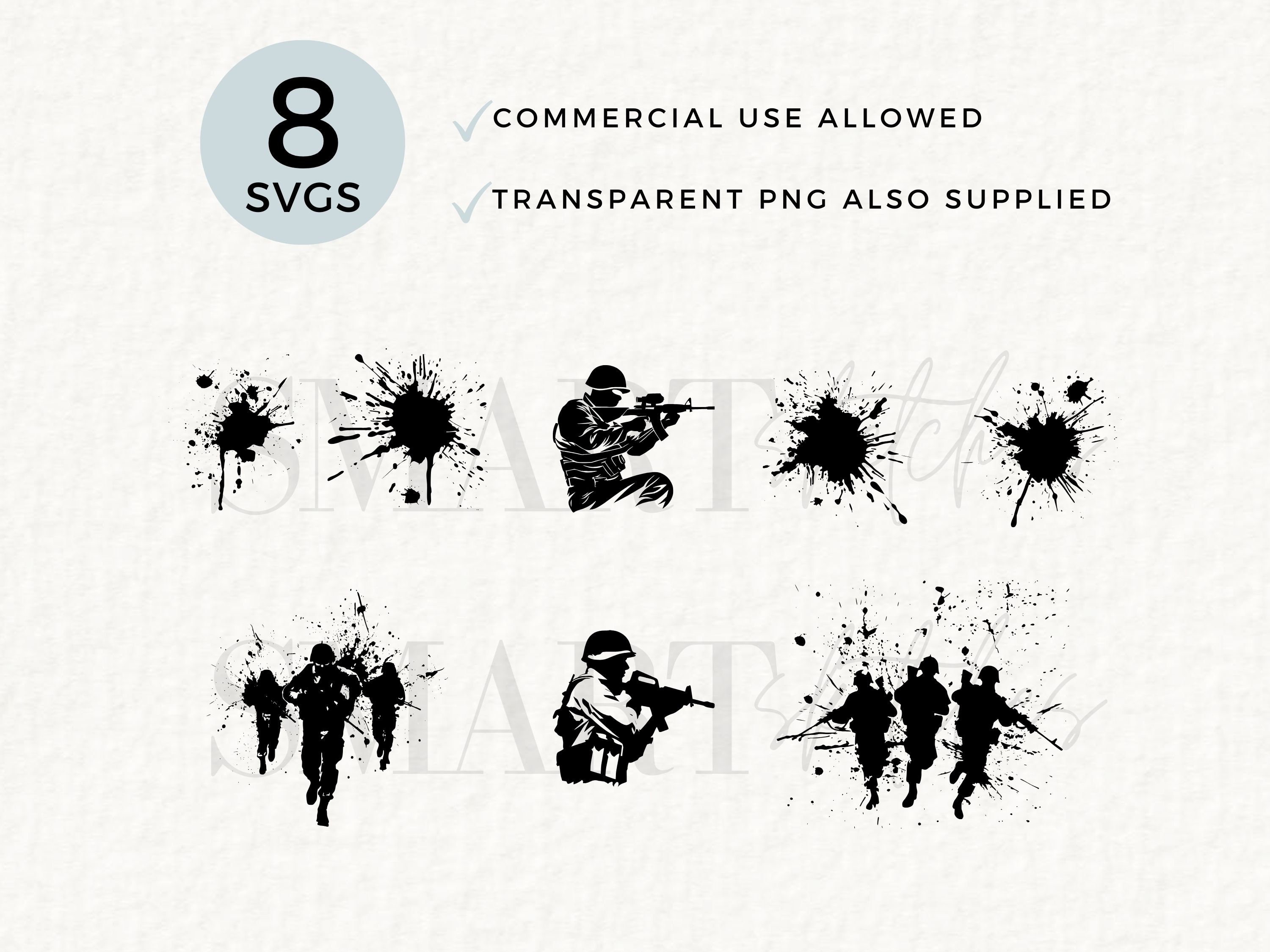 Paintball Player SVG, Illustration for Paintabll Party Invites, Paint ...