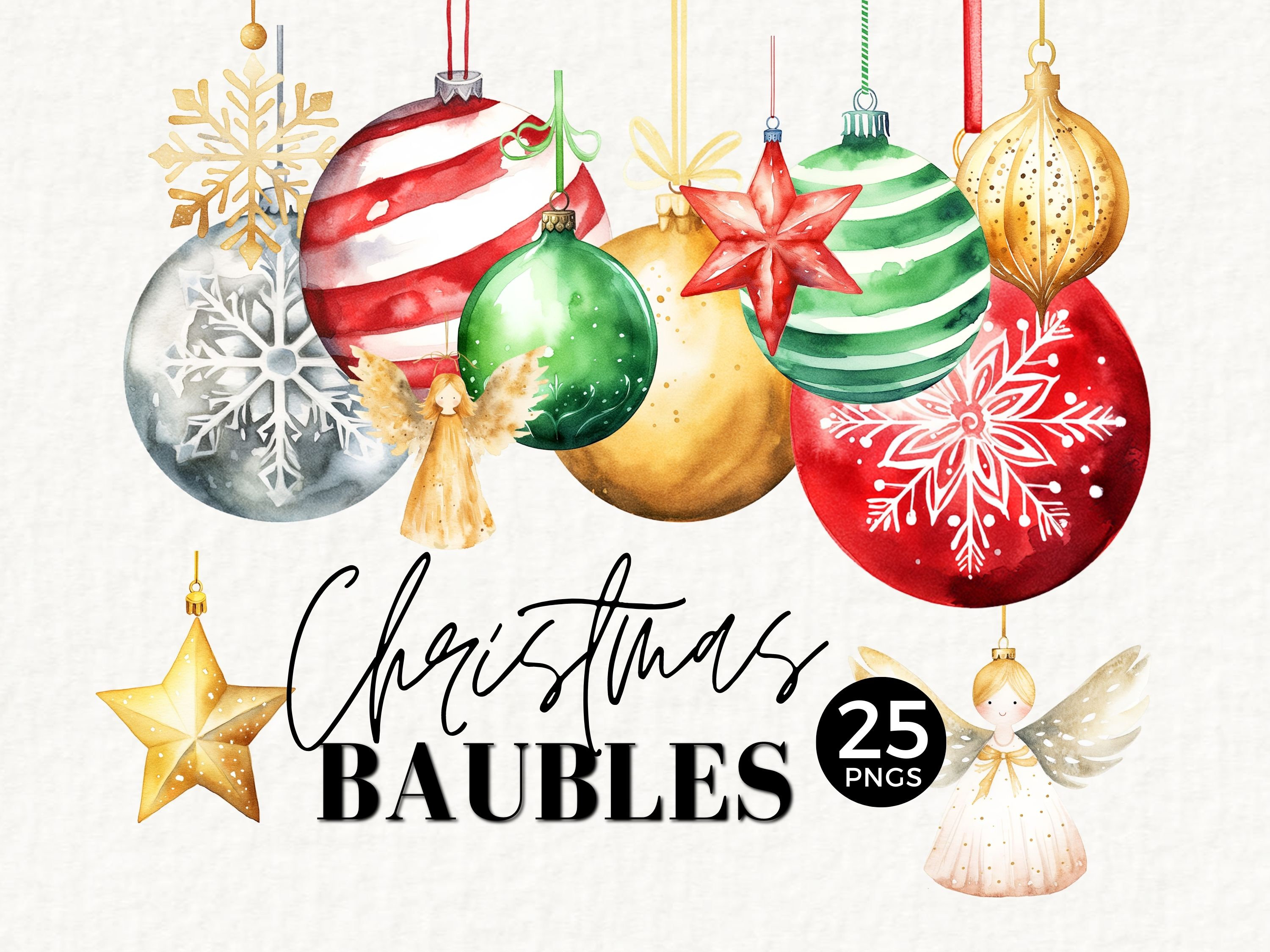 Clip Art Christmas Ornaments