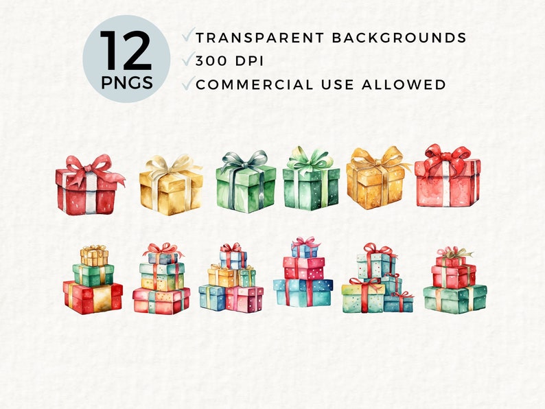 Christmas Presents Clipart, Christmas Present Decor, Ugly Christmas ...