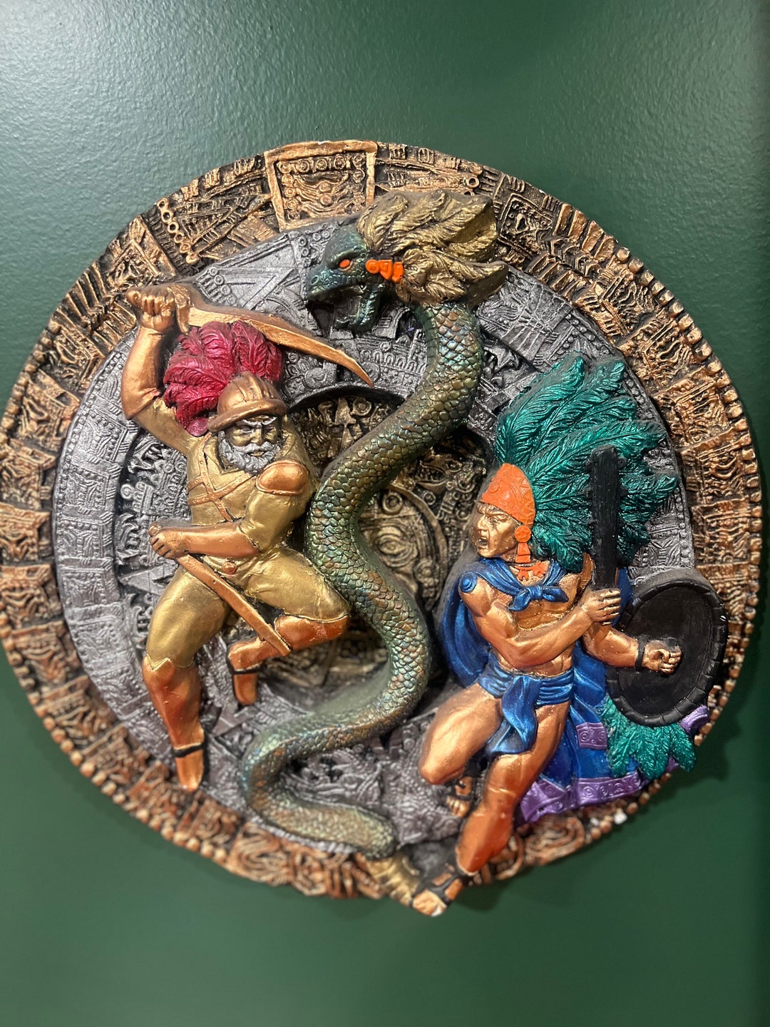 Aztec Calendar Plaster - Etsy