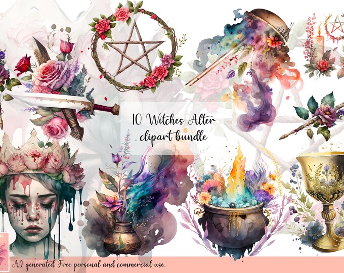 AI Clipart, Witch Clipart, Witch Clip Art Png, Magic Clip Art, Mystical ...