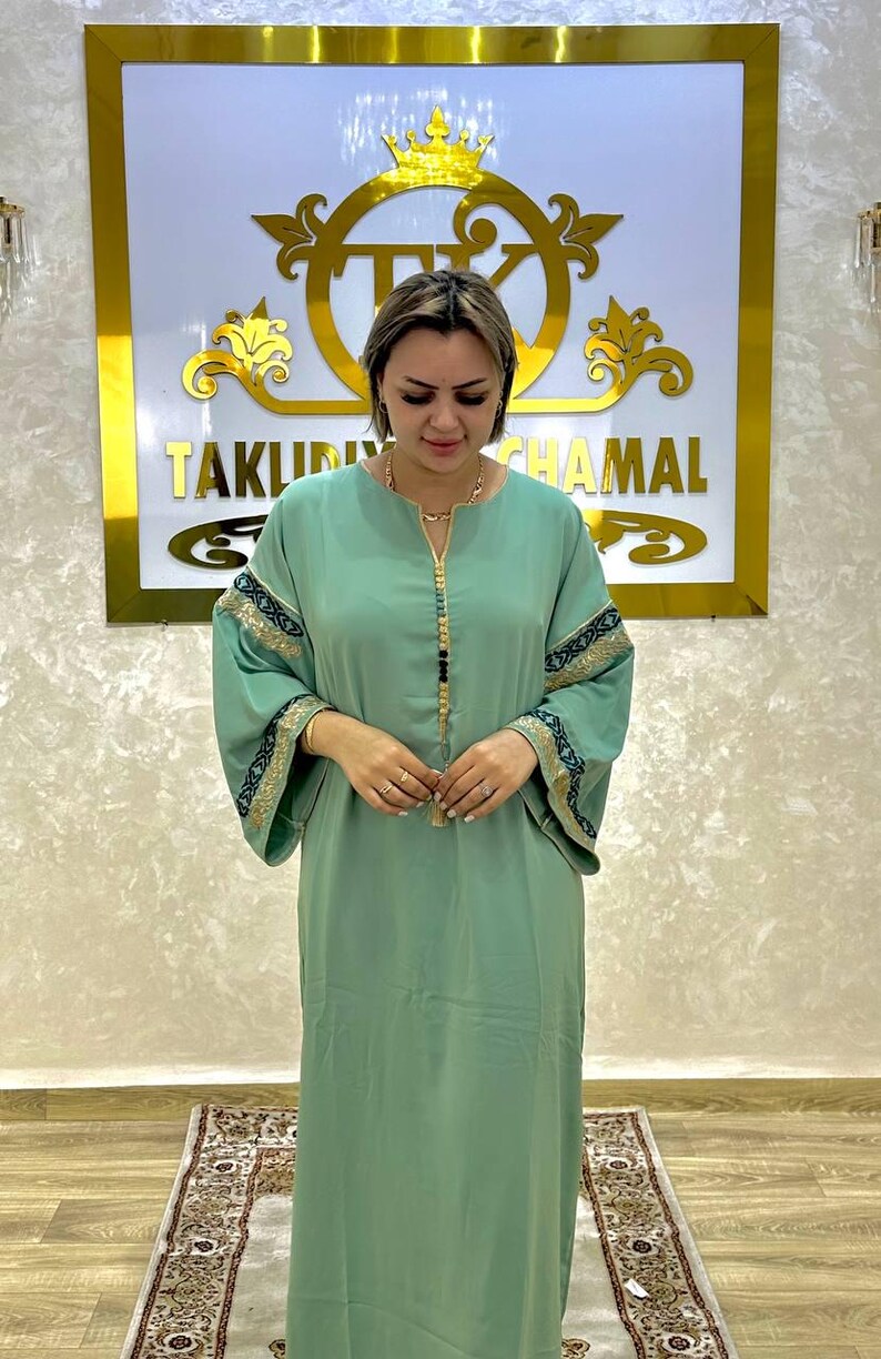 Kandoura De La Tradition Marocaine /jellaba/aabaya Pour Femme - Etsy