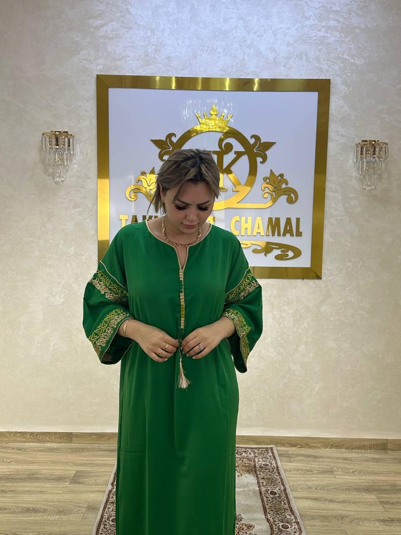 Kandoura De La Tradition Marocaine /jellaba/aabaya Pour Femme - Etsy