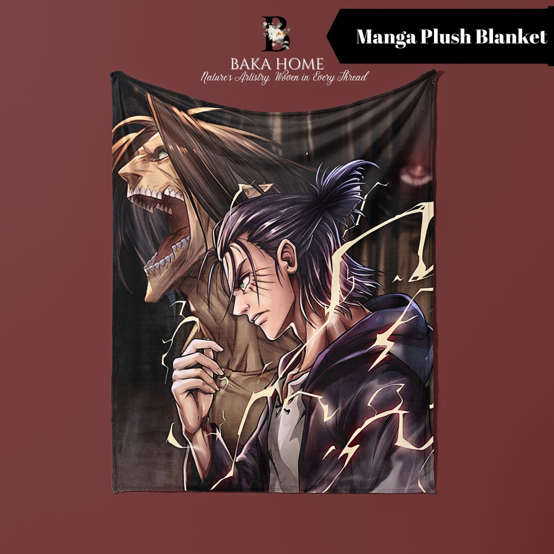 Attack on Titan Manga Blanket Anime Plush Blanket Gifted Anime Blanket ...