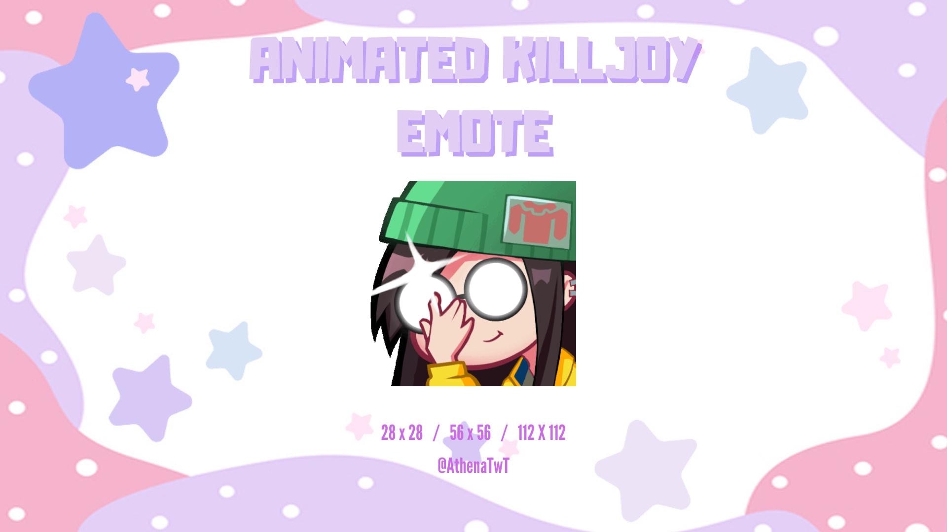 Animated Valorant Killjoy Emote for Twitch or Kick Emotes | Twitch ...