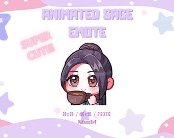 Animated Sage Emote: Valorant Stream Overlay for Twitch & Discord (GIF ...