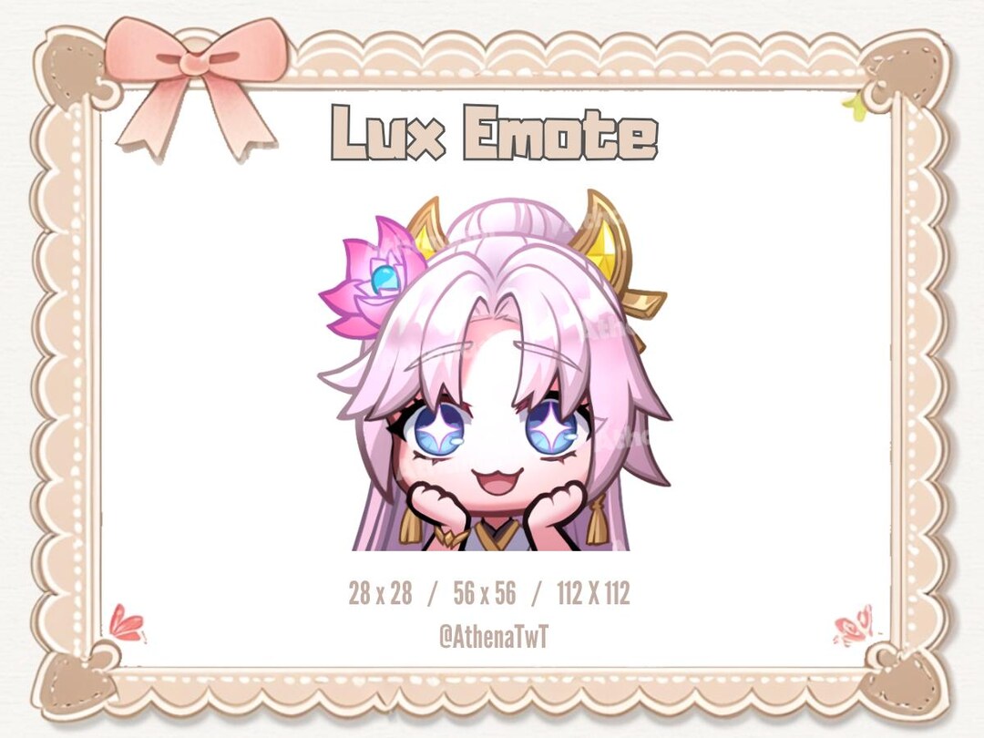 Lux Chibi Emote: League of Legends Twitch/discord (digital Download) - Etsy