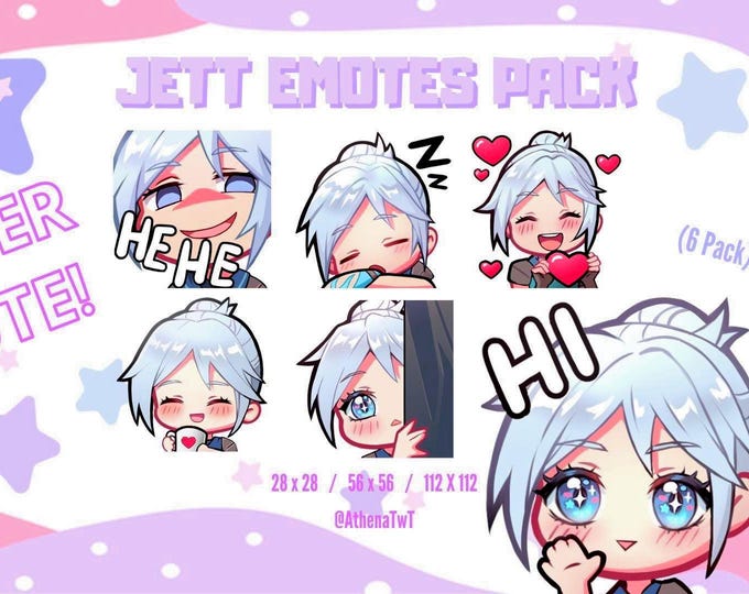 Fan Art, Jett, Valorant, Birthday Card, Geschenk, Gaming, Twitch ...