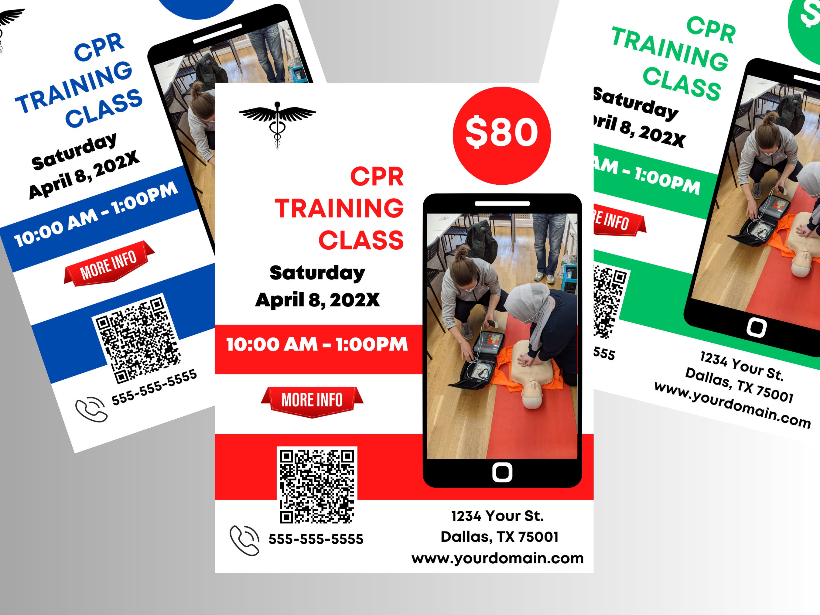 CPR Flyer Training Template CPR Marketing for Cpr Business Flyer First ...