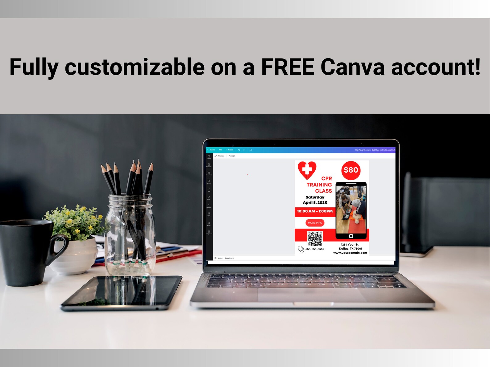 CPR Flyer Training Template CPR Marketing for Cpr Business Flyer First ...