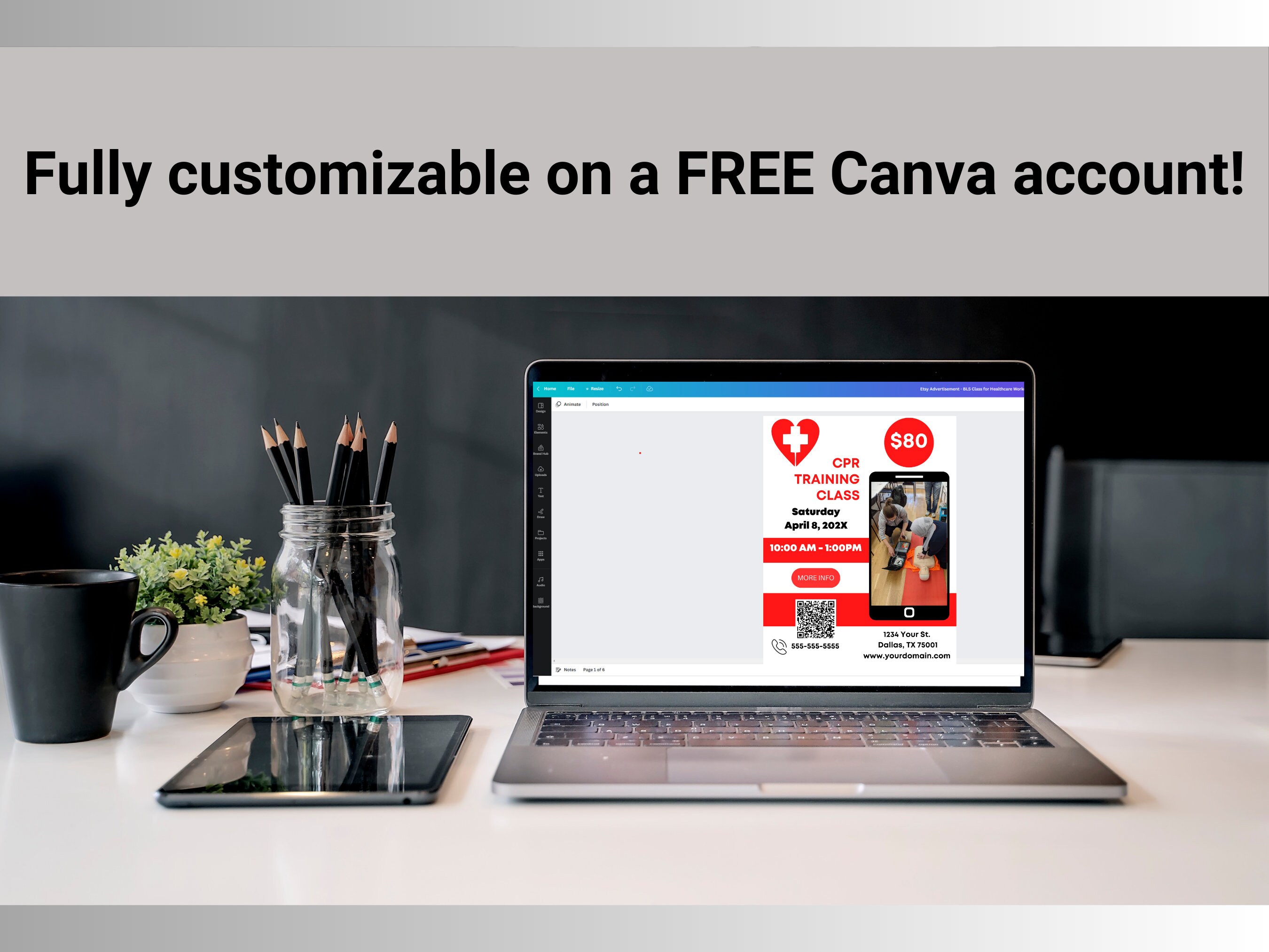 CPR Flyer Training Template CPR Marketing for Cpr Business Flyer First ...