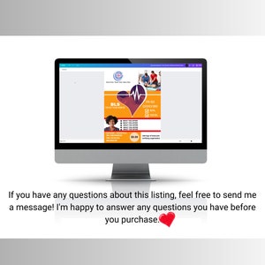 BLS CPR Flyer Template Training Certification Marketing for Cpr ...