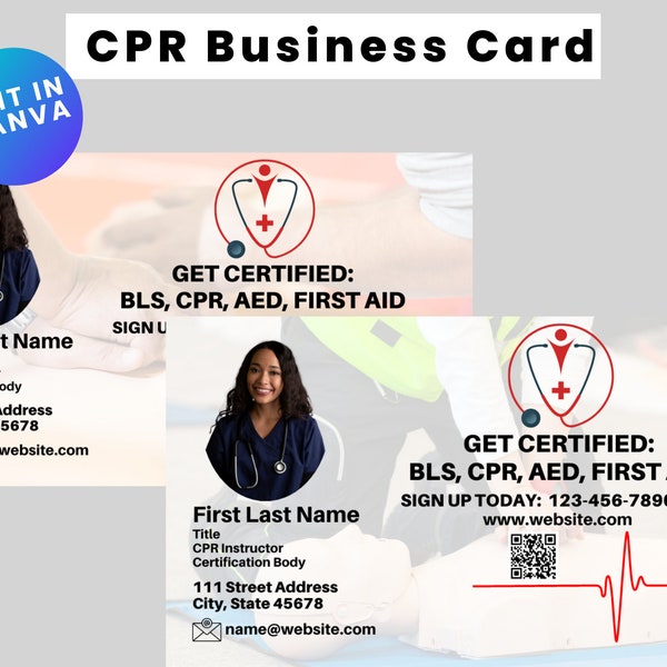 Cpr Card - Etsy
