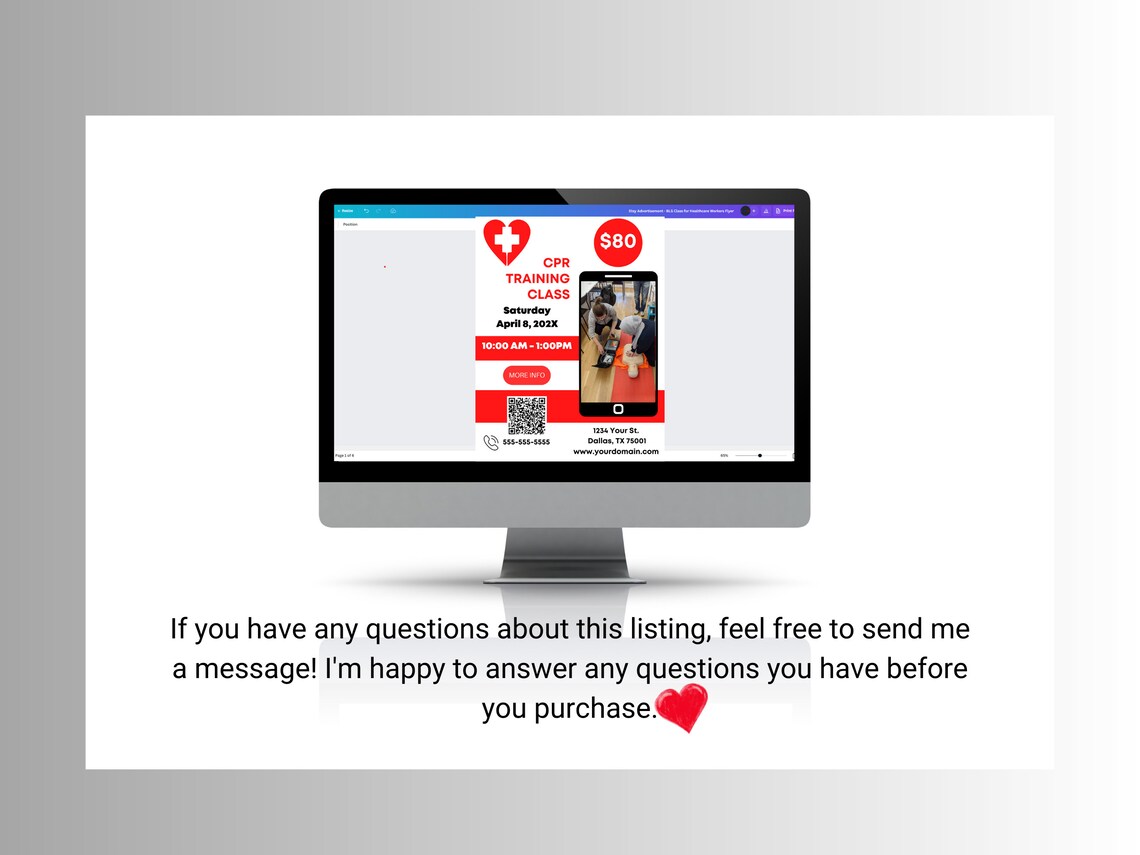 CPR Flyer Training Template CPR Marketing for Cpr Business Flyer First ...