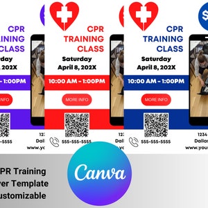 CPR Flyer Training Template CPR Marketing for Cpr Business Flyer First ...