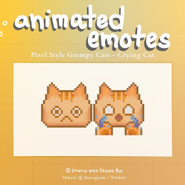Crying Twitch Emote - Etsy