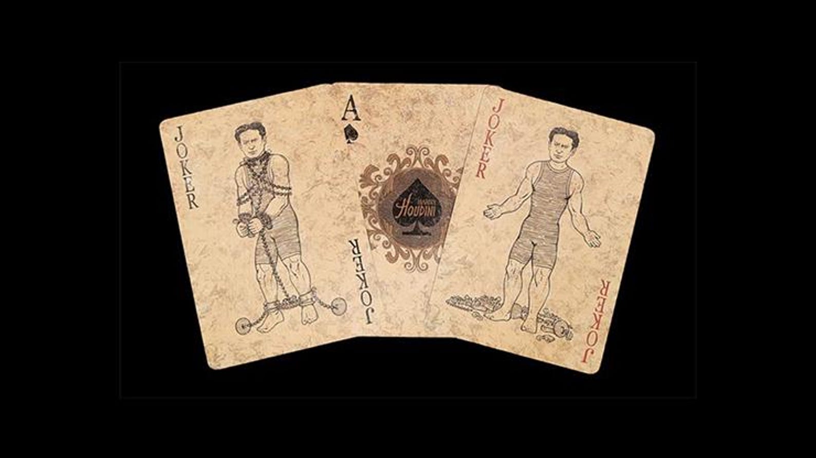 Harry Houdini Playing Cards. Houdini Luxury Playing Cards. Harry ...