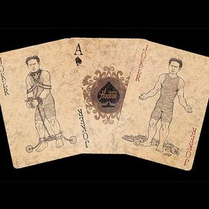 Harry Houdini Playing Cards. Houdini Luxury Playing Cards. Harry ...