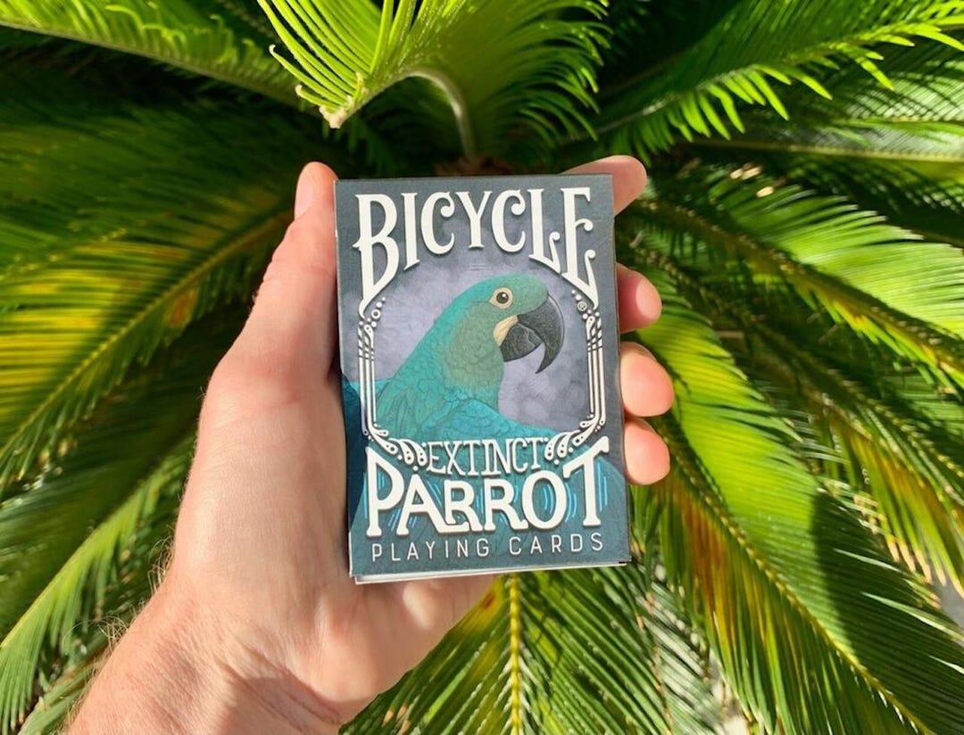 Parrot Playing Cards. Extinct Parrot Playing Cards. Parrot Luxury ...