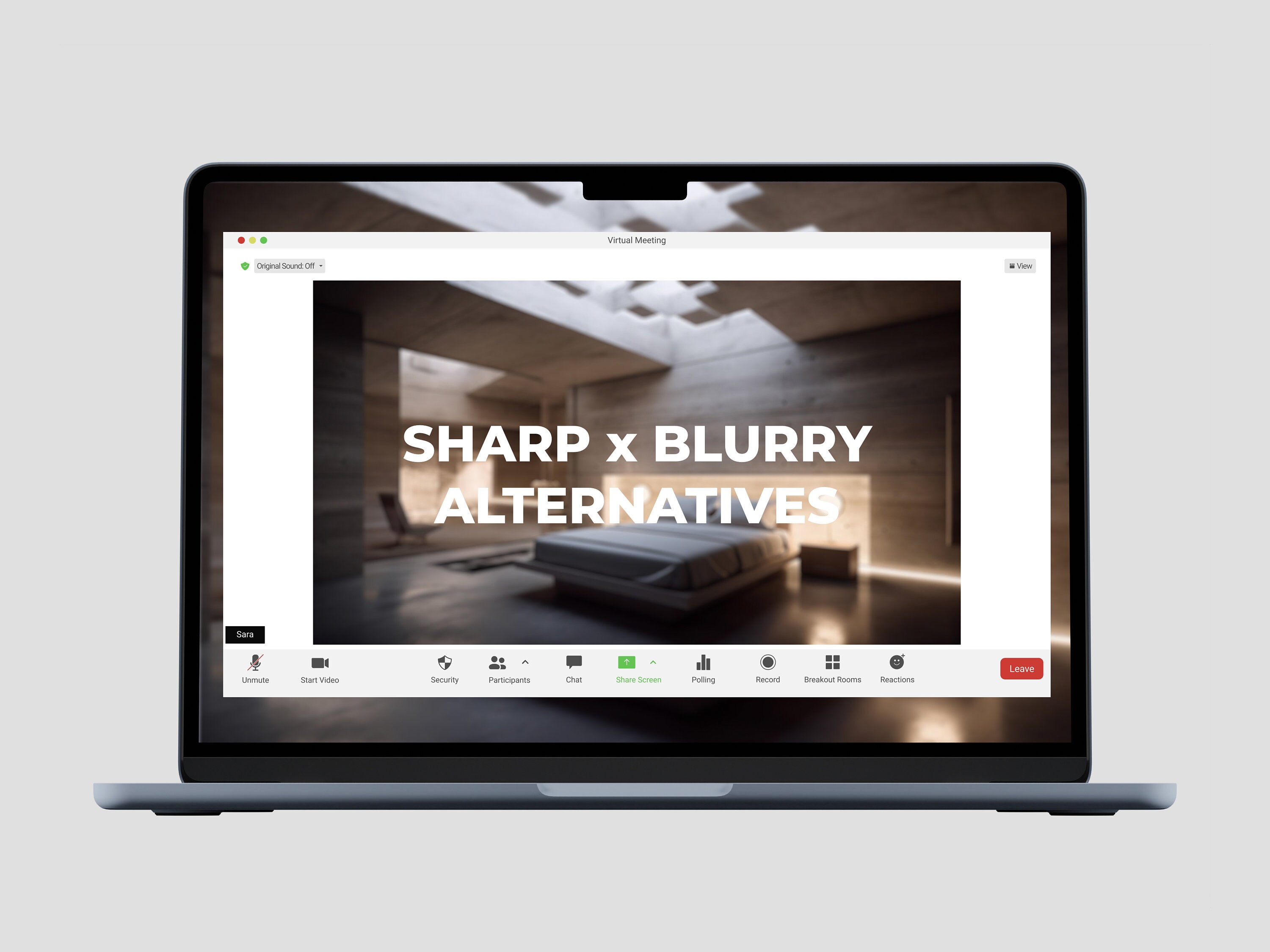 Futuristic Bedroom Virtual Background Pack for Zoom & Hangouts 5 ...