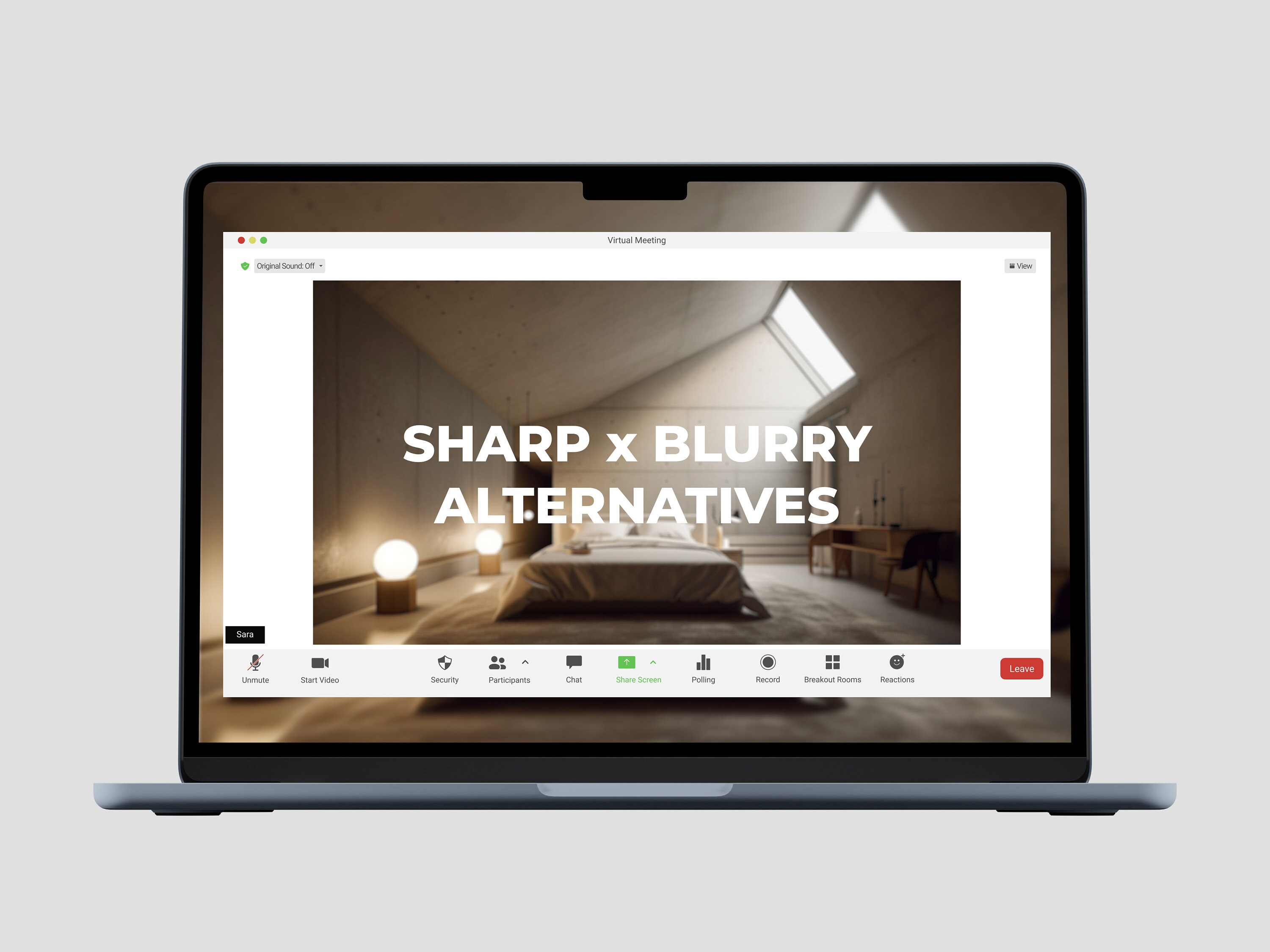 Futuristic Bedroom Virtual Background Pack for Zoom & Hangouts 5 ...