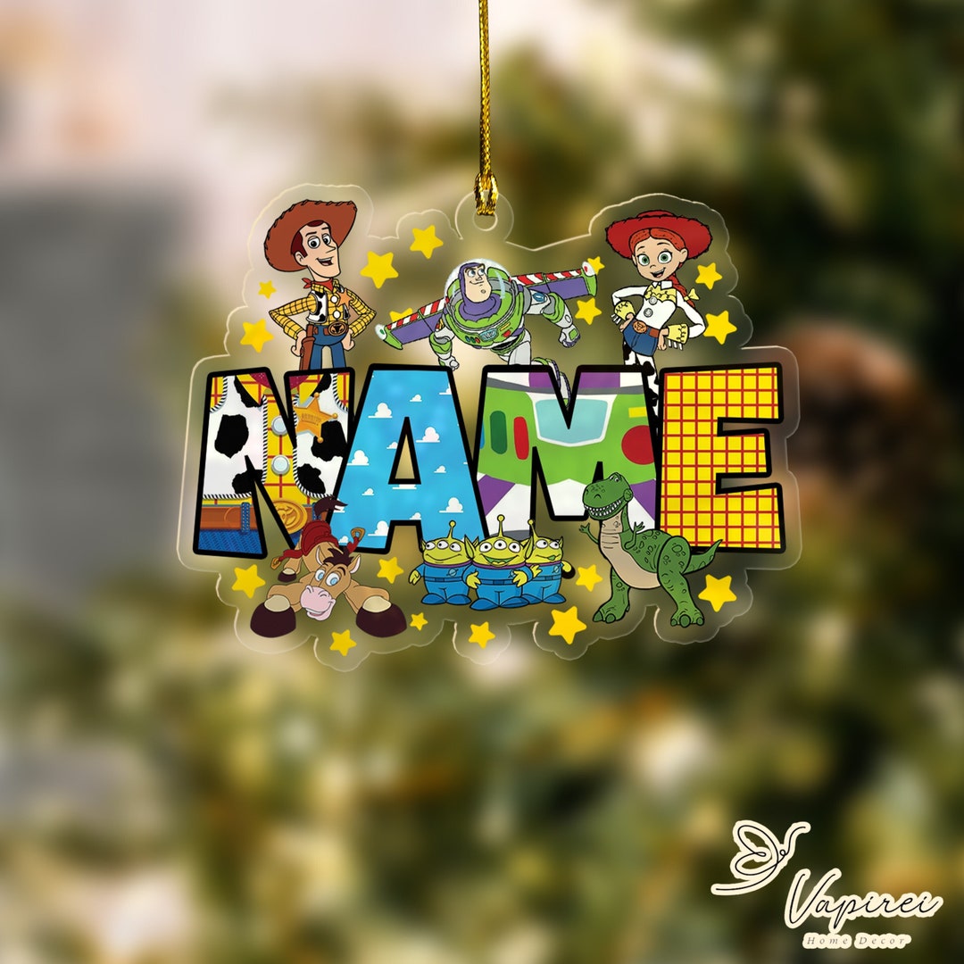 Personalized Disney Pixar Toy Story Christmas Acrylic Ornament, Custom ...
