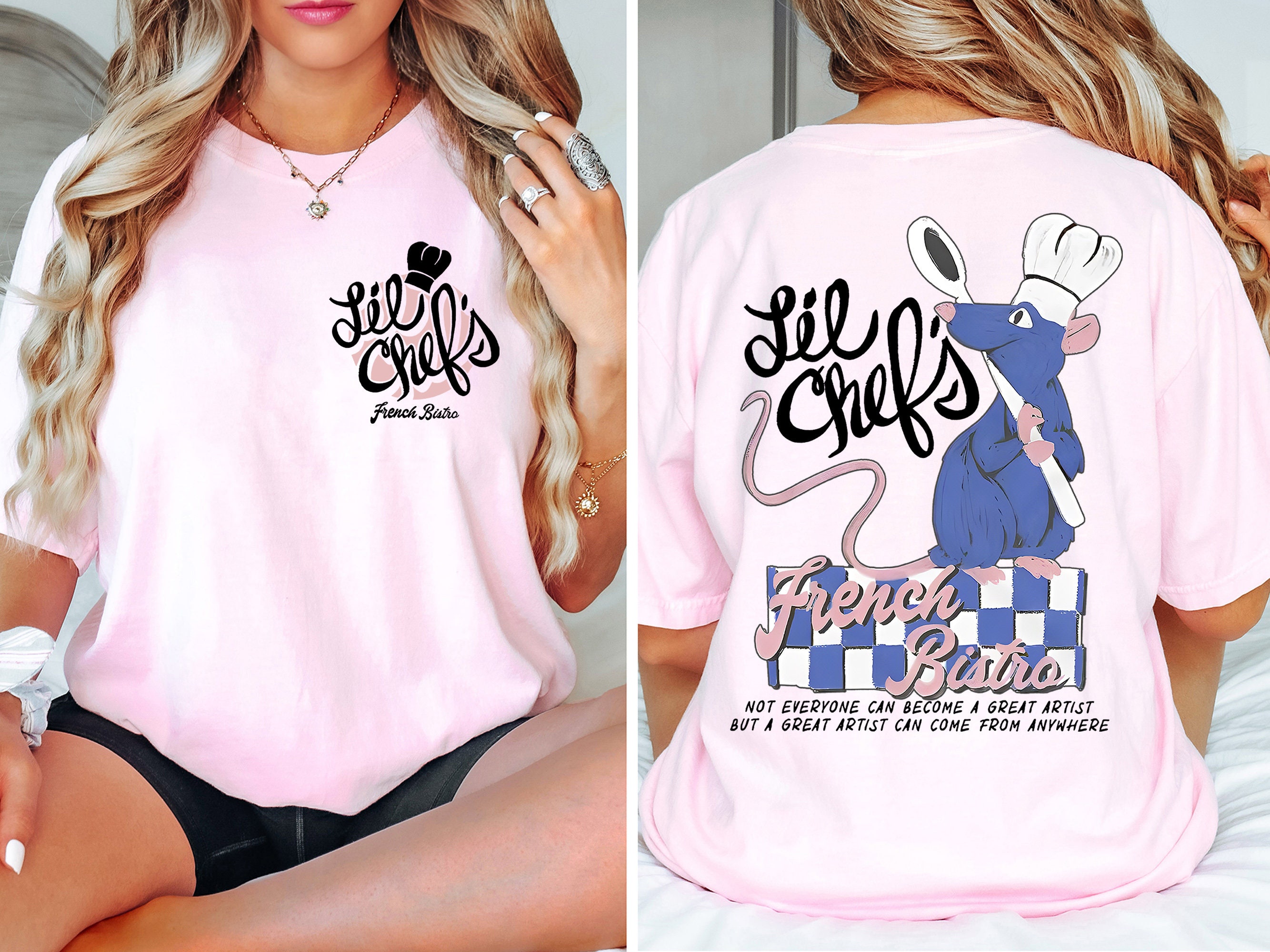 Two Sided Comfort Colors Retro Remy Ratatouille Shirt, Little Chef ...