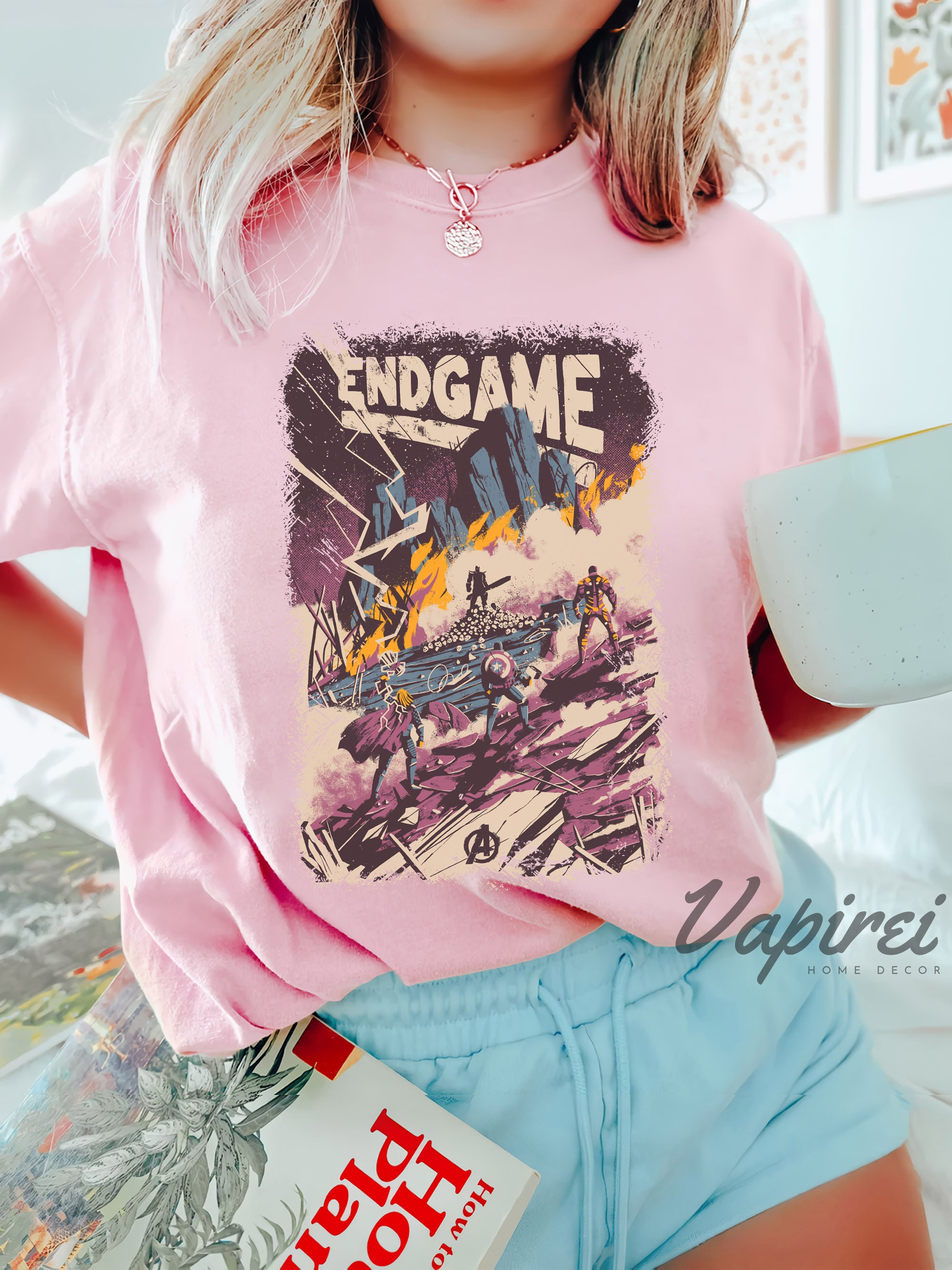 Vintage Marvel Avengers End Game Comfort Colors Shirt, Disney Avengers ...