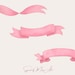 Watercolor Ribbon Banner Clipart | Banner Clip Art for Birthday Party ...