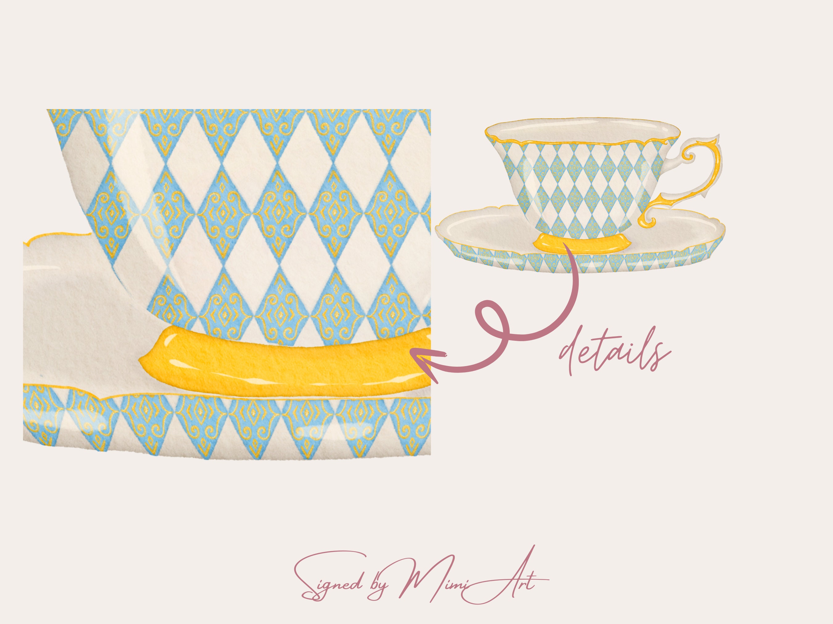 Alice in Wonderland Watercolor Clipart | Alice Clip Art, Tea Party ...