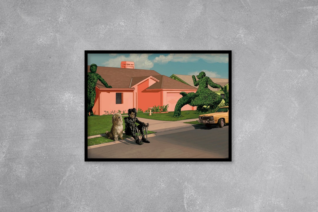 Edward Scissorhands Poster, Edward Scissorhands Wall Art, Color Palette ...