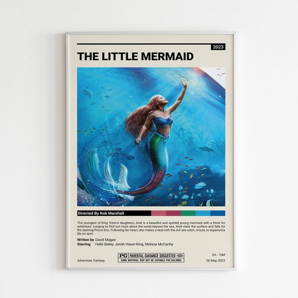 Little Mermaid Movie Poster - Etsy