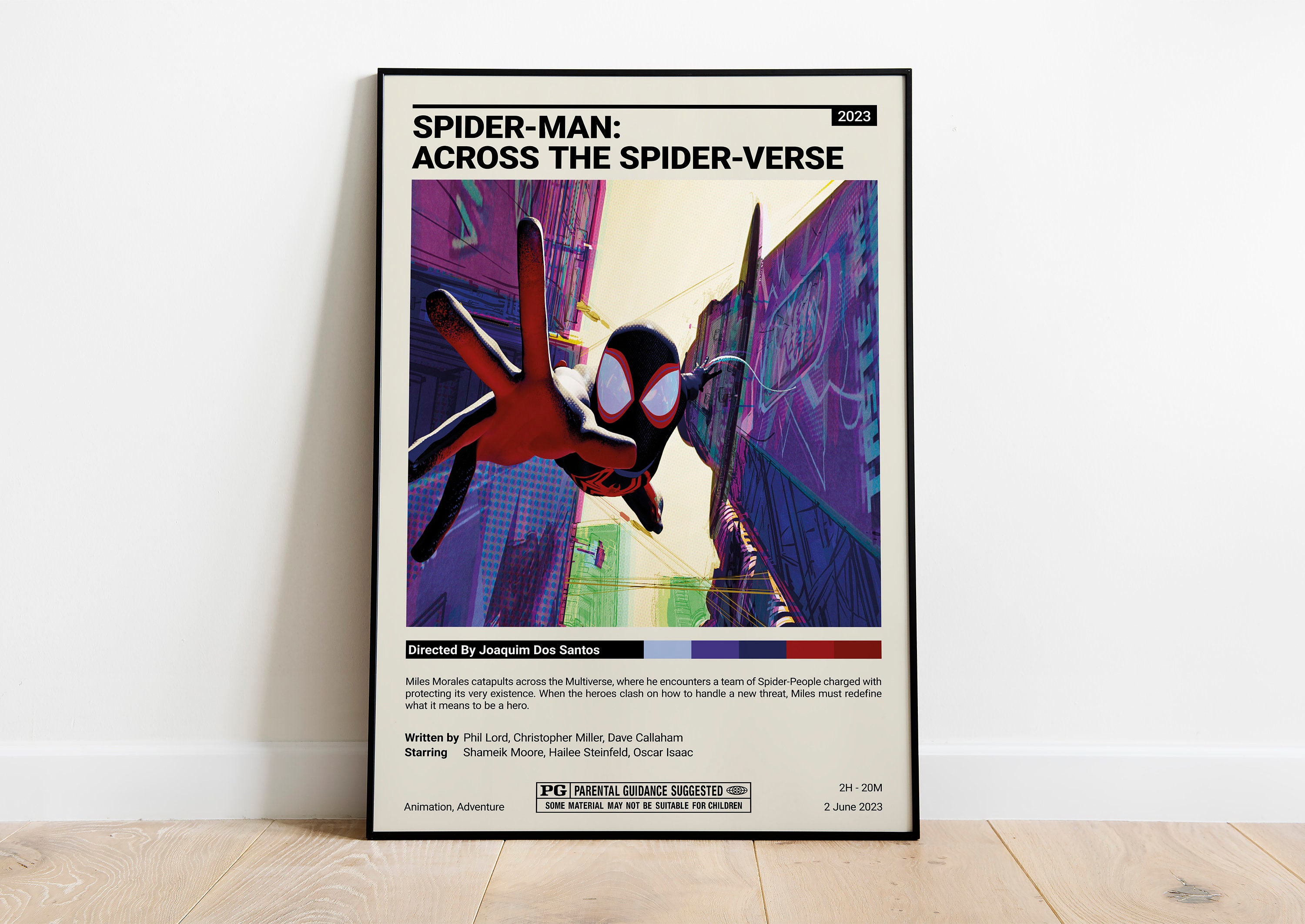 Spider-man: Across the Spider Verse Movie Poster sold by Earwig Central ...