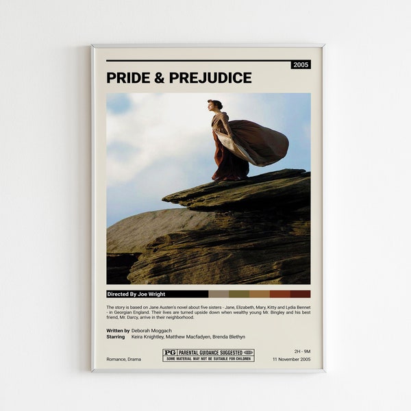 Pride and Prejudice Poster - Etsy