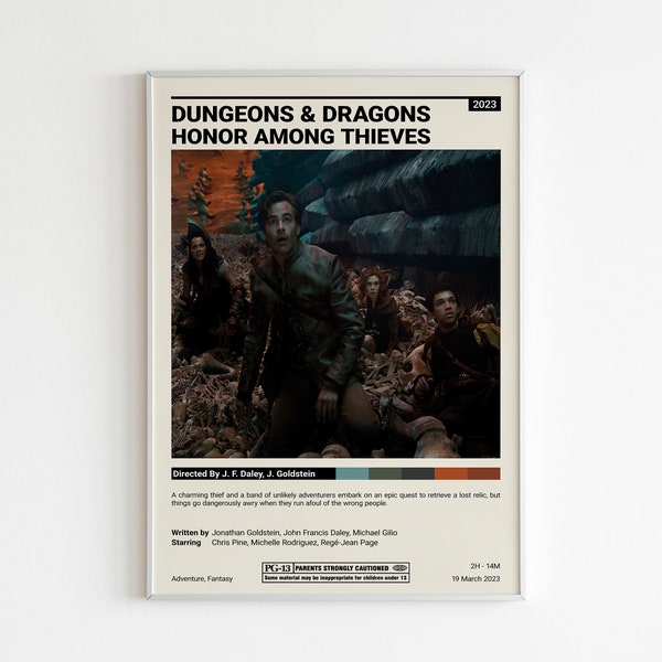 Dungeons and Dragons Poster - Etsy