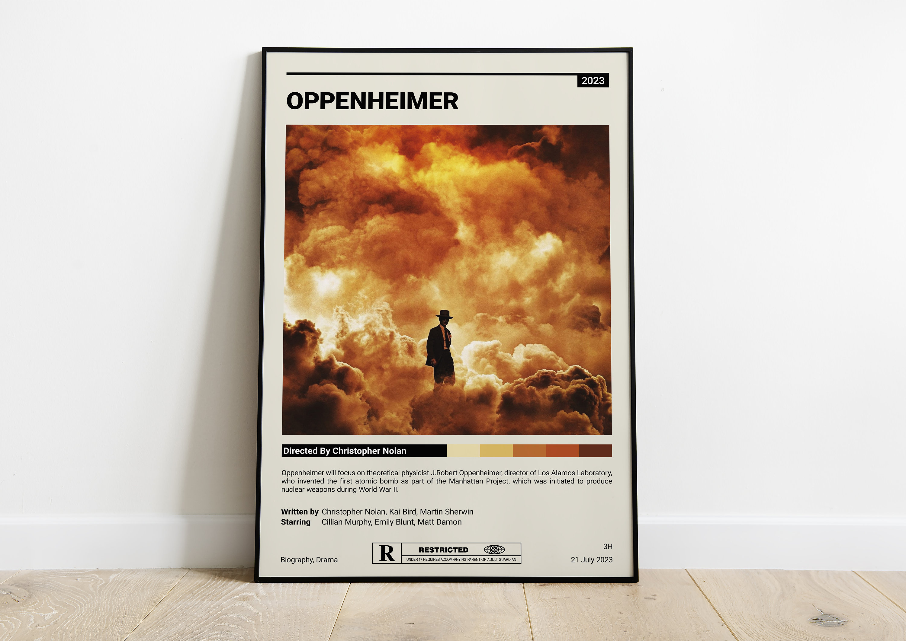 Oppenheimer Movie Poster | Scifi Poster