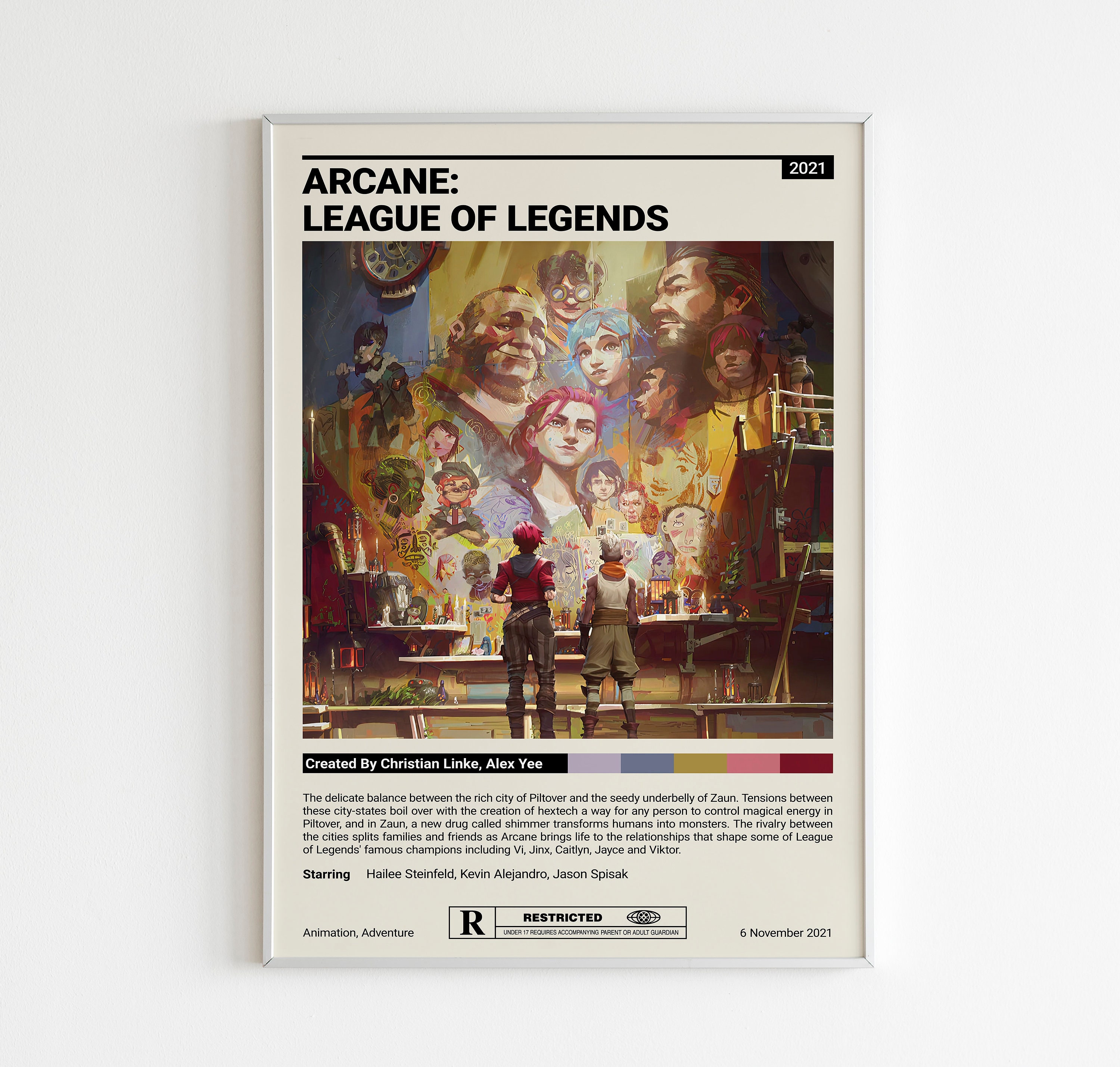Arcane League of Legends Poster Print League of Legends Poster Arcane ...