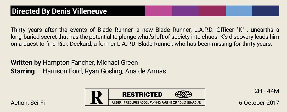 Blade Runner 2049 Película de Ciencia y Ficción Póster, Blade Runner ...