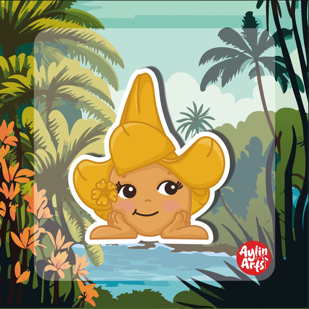 Puakenikeni Bebeh Hawai'i, AAPI, Sonnys Angels Inspired Laminated Water ...