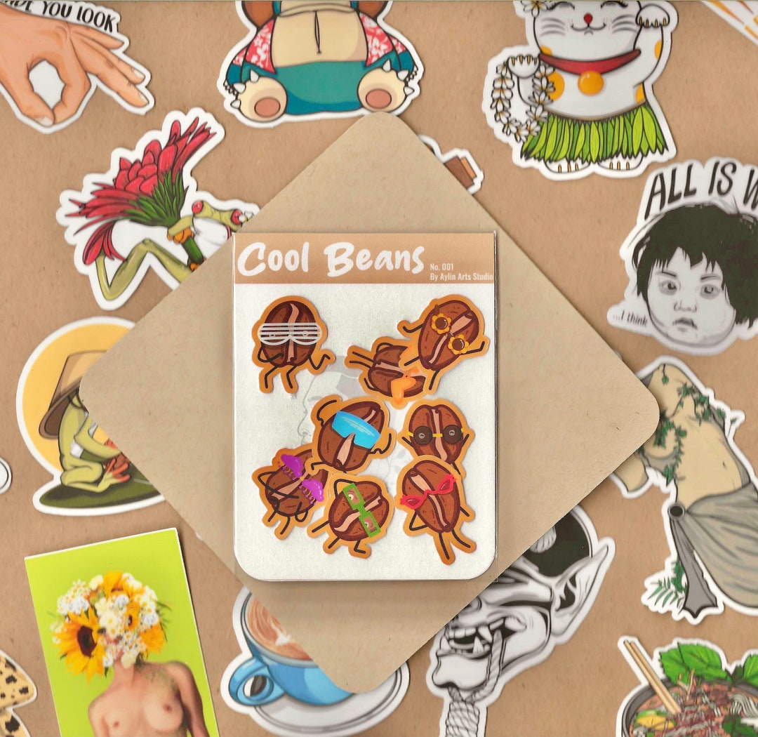 Assorted Sticker PACKS Laminated Water Resistant Vinyl - Etsy