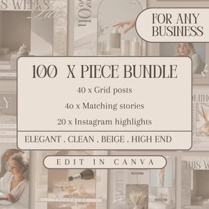 Fashion Marketing Bundle, 100 Item Bundle, for Fashion Business ...
