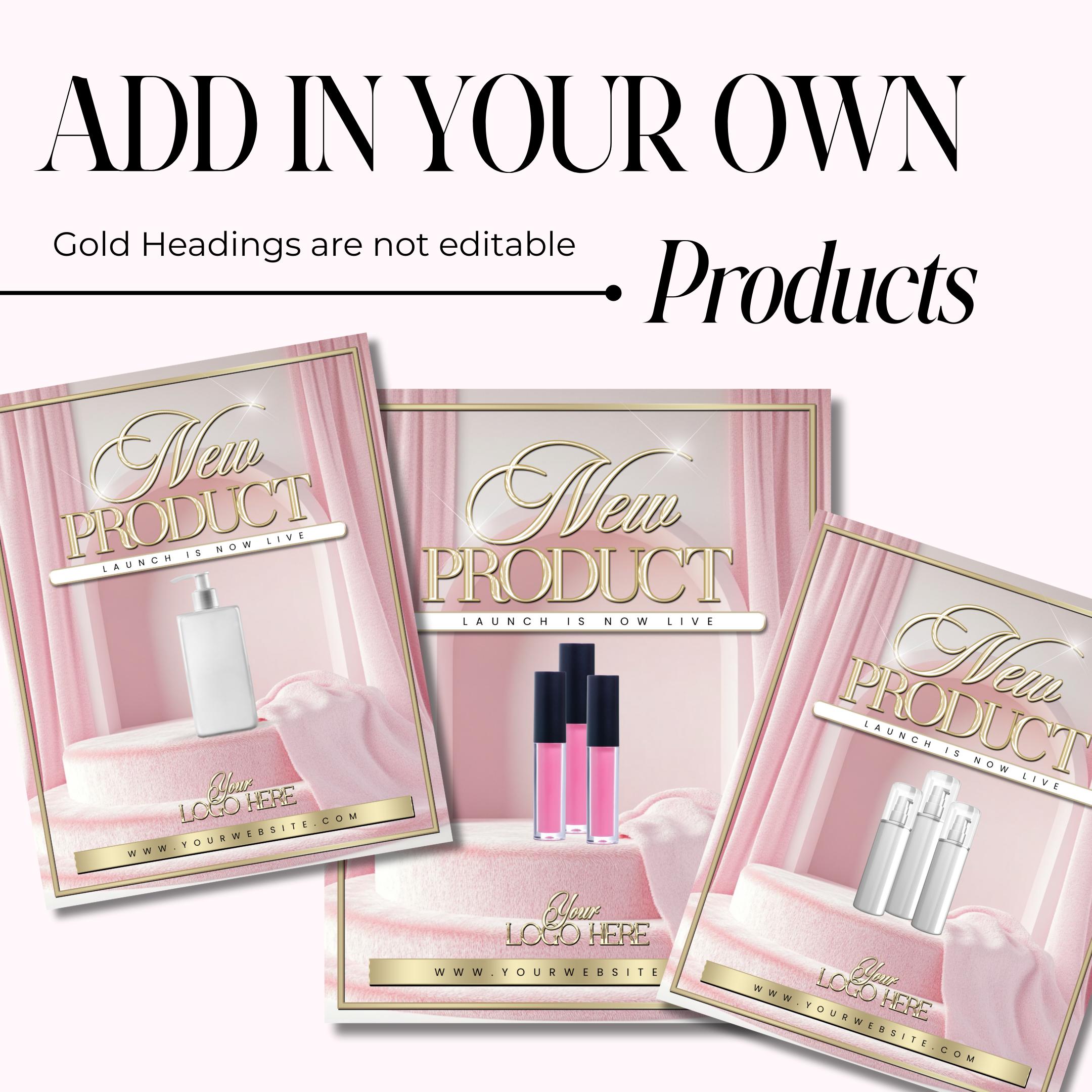 New Product Instagram Post, Product Launch, Podium Background, for ...