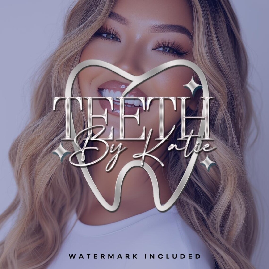 Premade Logo Silver Tooth | for Teeth Whitening, Dentist, Orthodontist ...